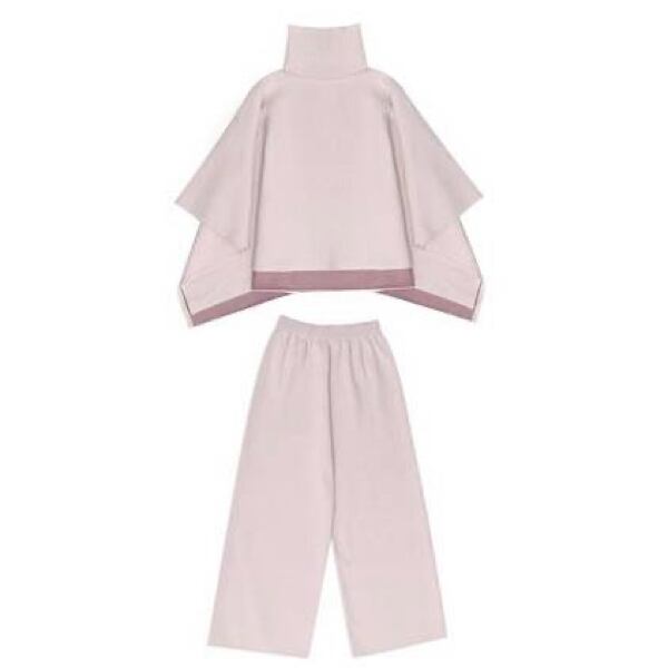 【Setup】ポンチョニット＆ニットパンツ 214081 | Cafe la Mode