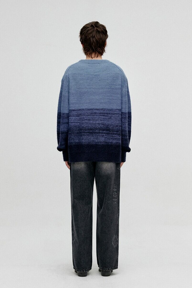 ☆ATEEZ ソンホ 着用!!【VIVASTUDIO】MOHAIR GRADATION KNIT ☆ATEEZ ソンホ 着用!!【VIVASTUDIO】MOHAIR GRADATION KNIT