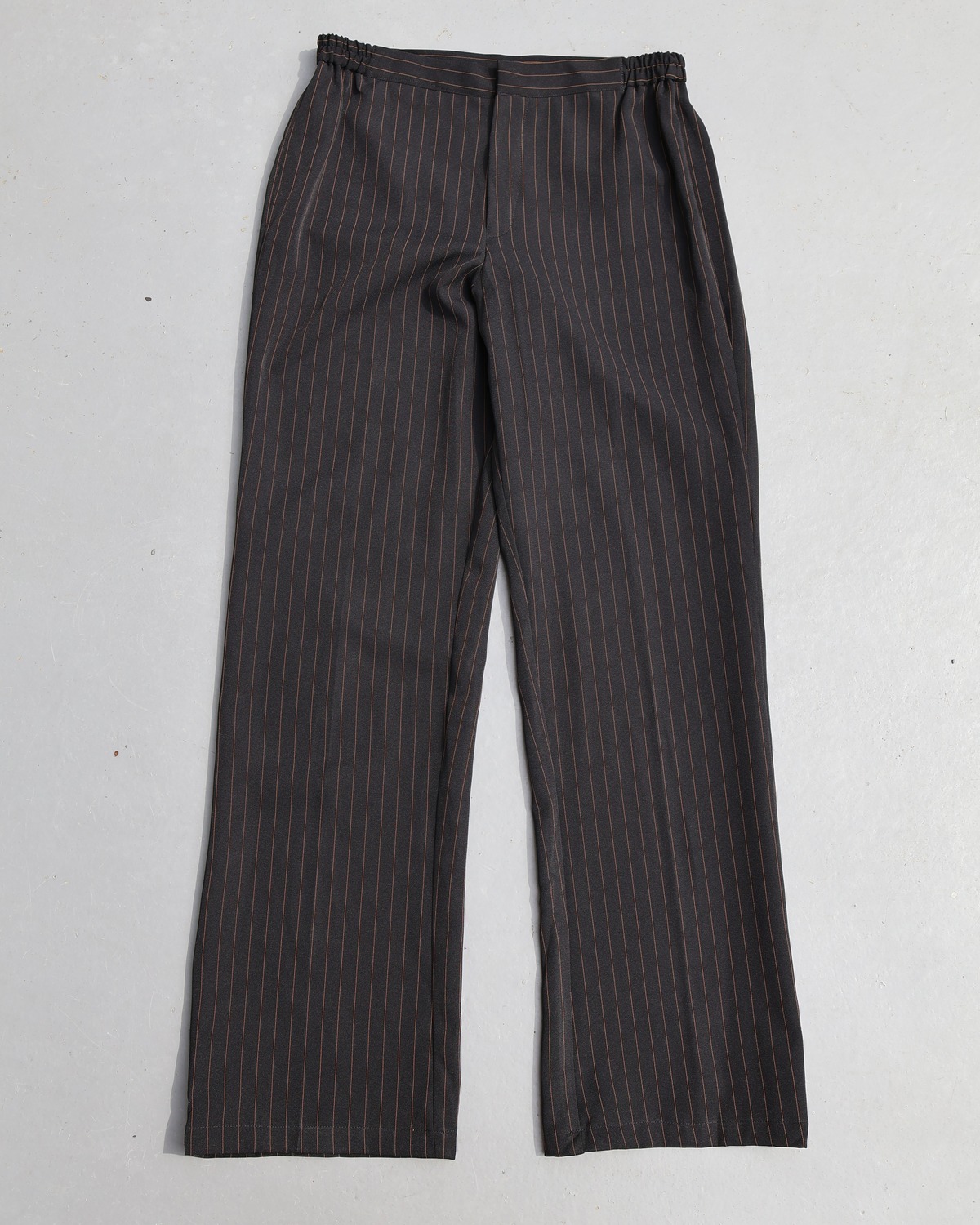 【setup】wide straight stripe slacks | blendmarket
