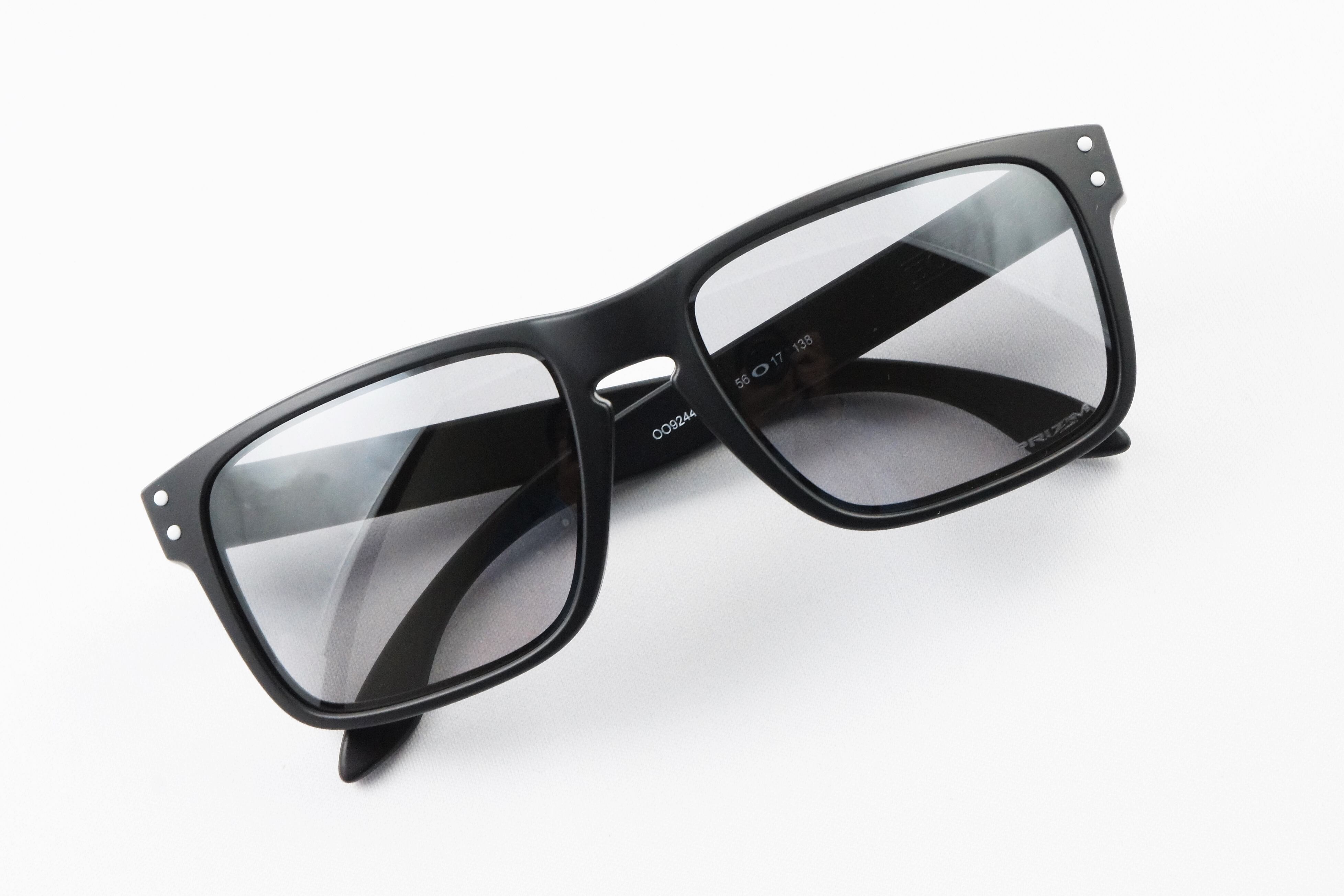 OAKLEY サングラス HOLBROOK OO9244-7156 ウェリントン マットブラック