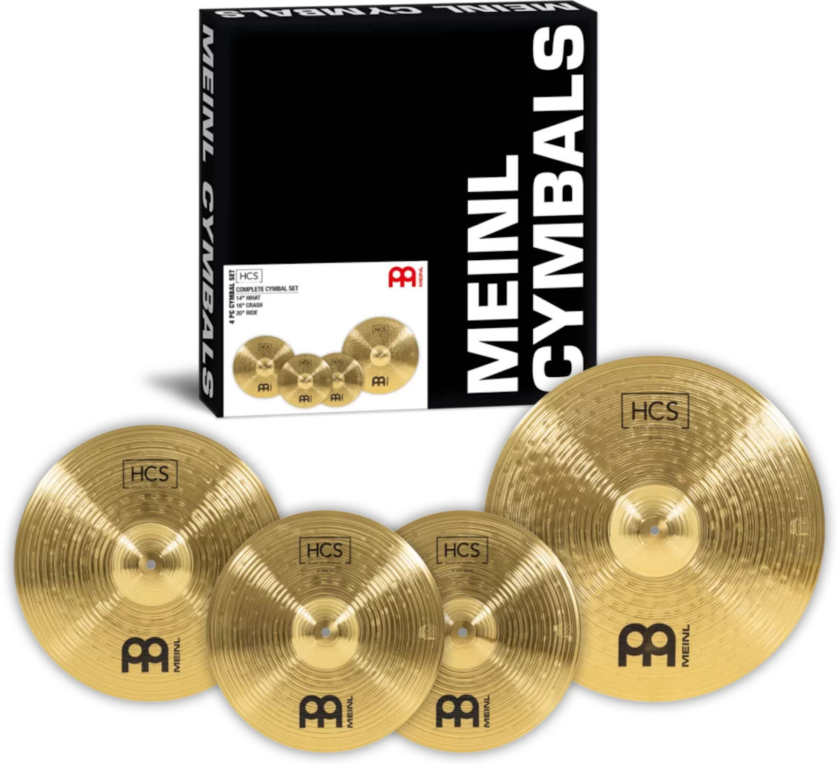 MEINL HCS141620 HCS Complete Cymbal Set-up | DRUM SHOP ACT