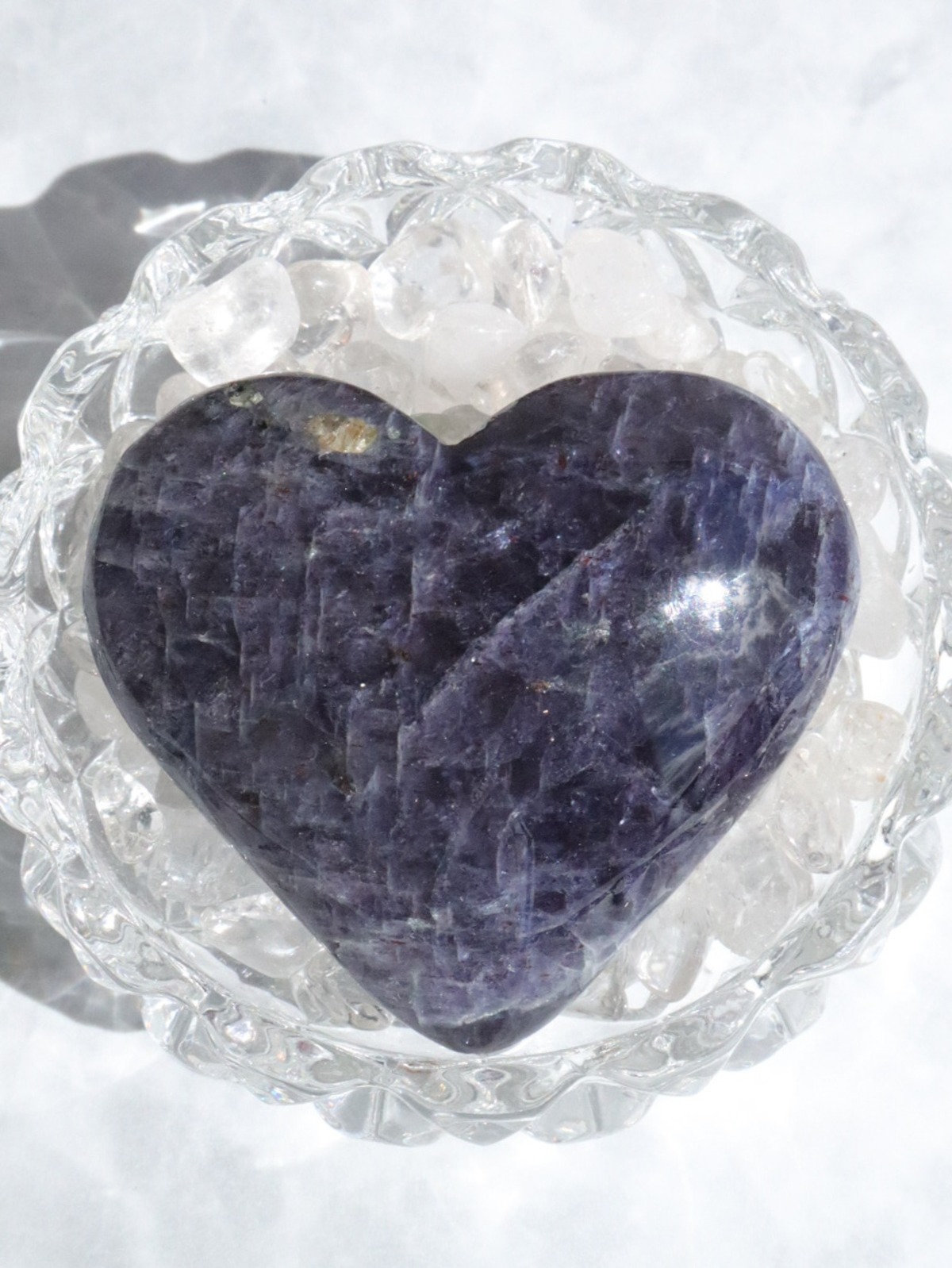 Bloodshot Iolite♡Heart | ☆Rami di Luce☆