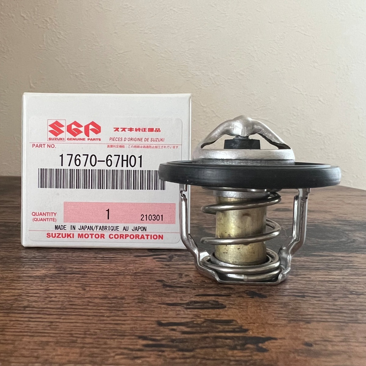 スズキ エブリイ 純正部品 17670-67H01 サーモスタット | ACT・2