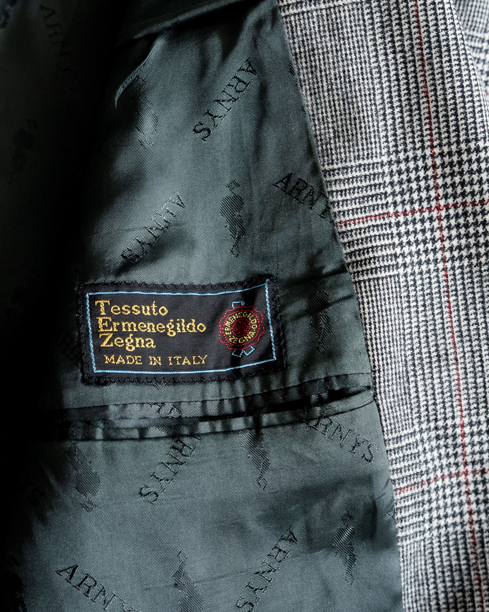 [90's] "ARNYS PARIS" Ermenegildo Zegna Cloth Wool 2 Button Tailored ...