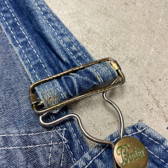 90年代 USA製 POINTER ポインター デニム オーバーオール メンズW36 古着 【オーバーオール】 | cave 古着屋【公式】古着通販サイト