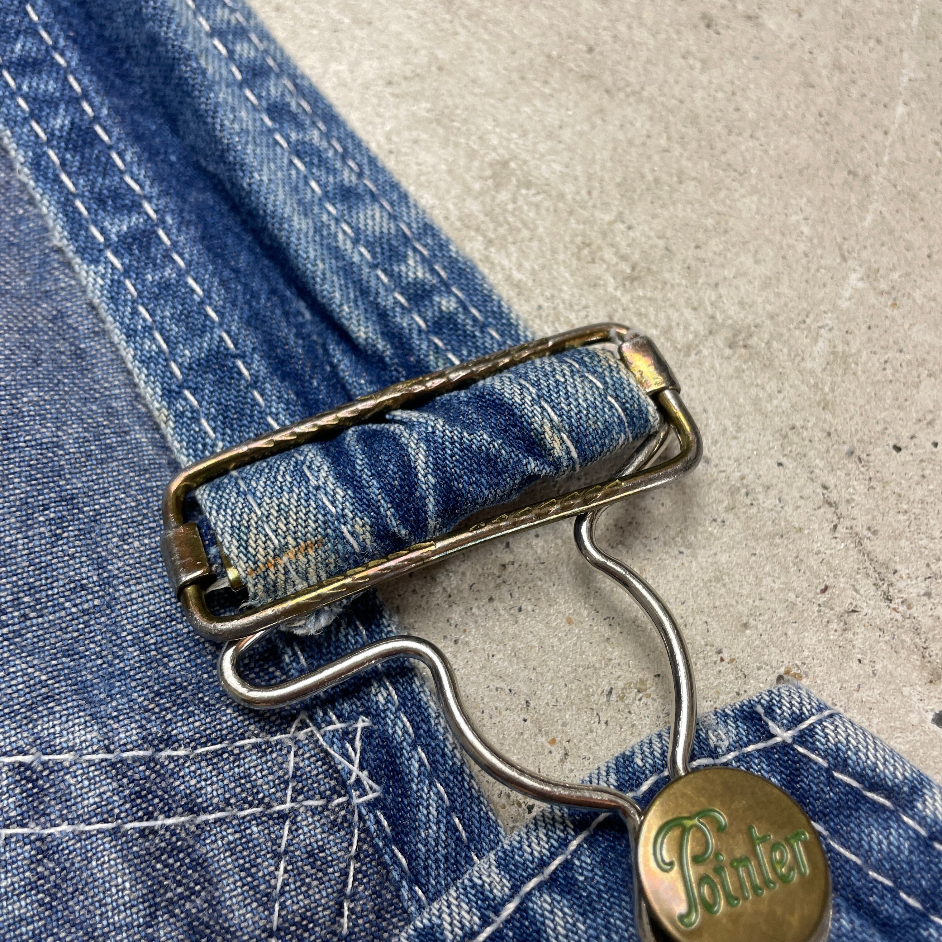 90年代 USA製 POINTER ポインター デニム オーバーオール メンズW36 古着 【オーバーオール】 | cave 古着屋【公式】古着通販サイト