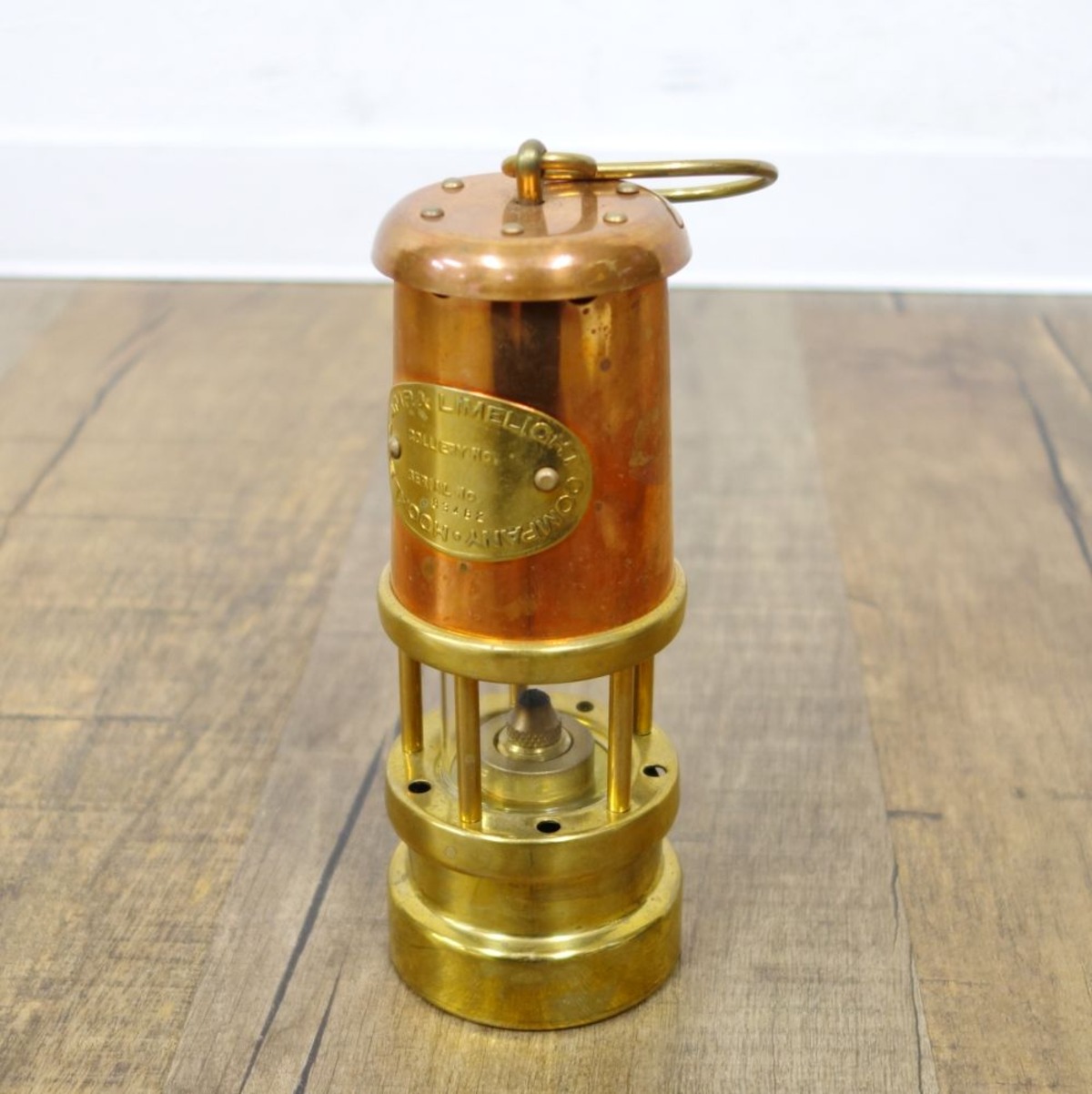 ジェイディーバーフォード JD Burford Burford Miner's Lamp マイナーズ ランプ カッパー&ブラス オイルランタン ...