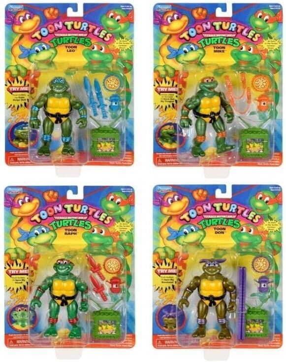 ニンジャ・タートルズ クラシックコレクション TMNT トゥーンタートルズ フィギュア 4種セット 未開封 | ROBOTROBOT