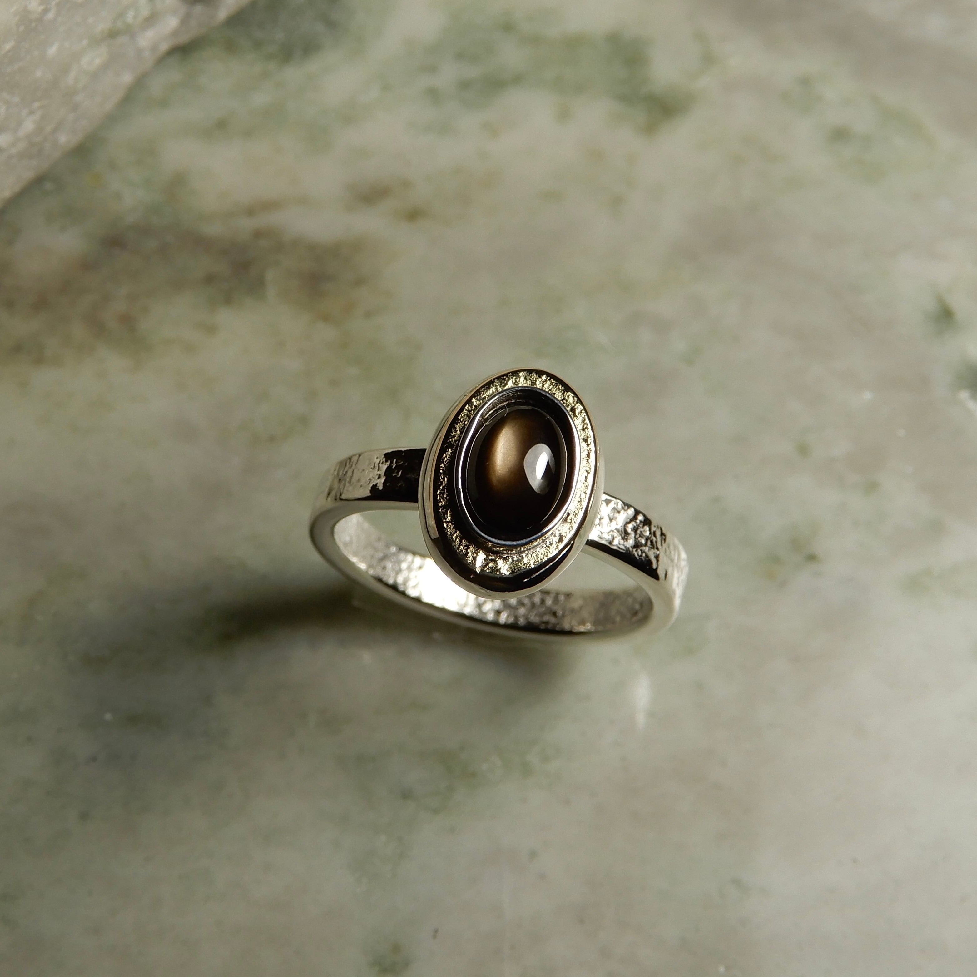 revive order mineral ring sv/star sapphire 1.54ct | RABEA / ラベア