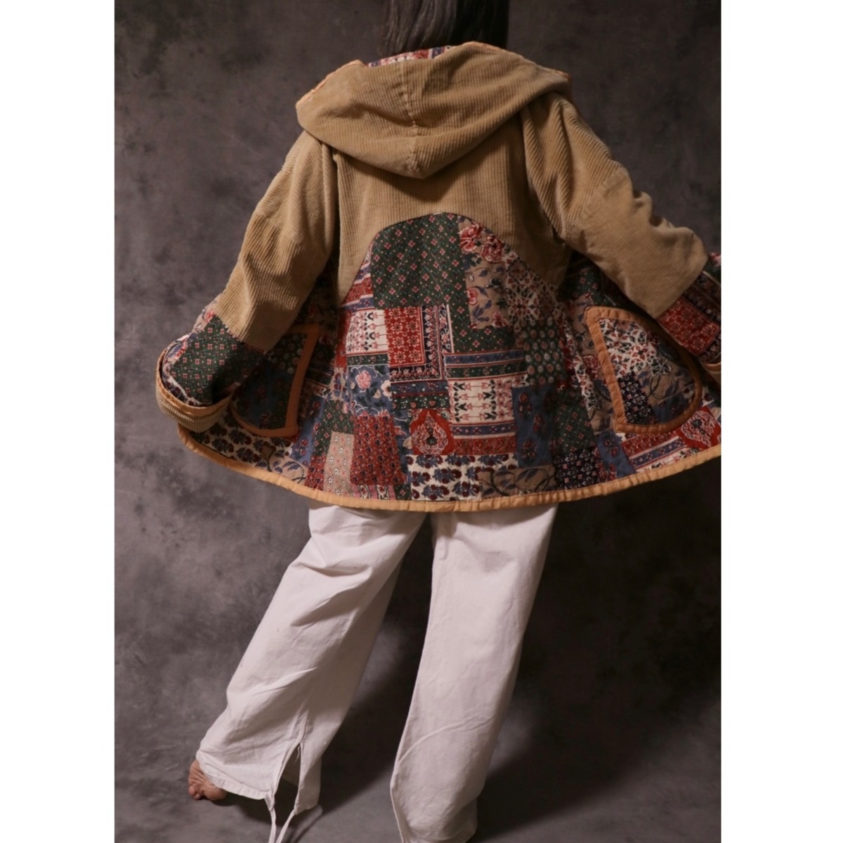 70s patchwork print jacket | épices