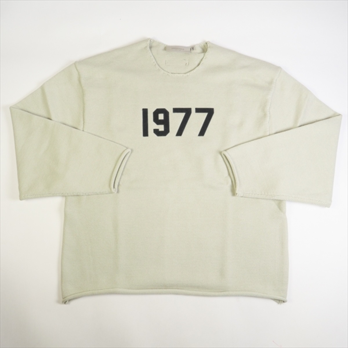 Size【M】 Fear of God フィアーオブゴッド ESSENTIALS RAW EDE 1977 SWEATER Wheat ニット ...