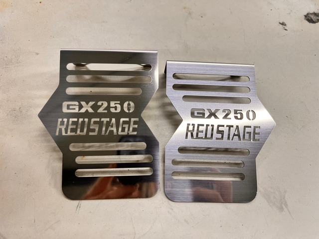 GX250用 オリジナル キャブカバー 鏡面ステンレス製 | REDSTAGE