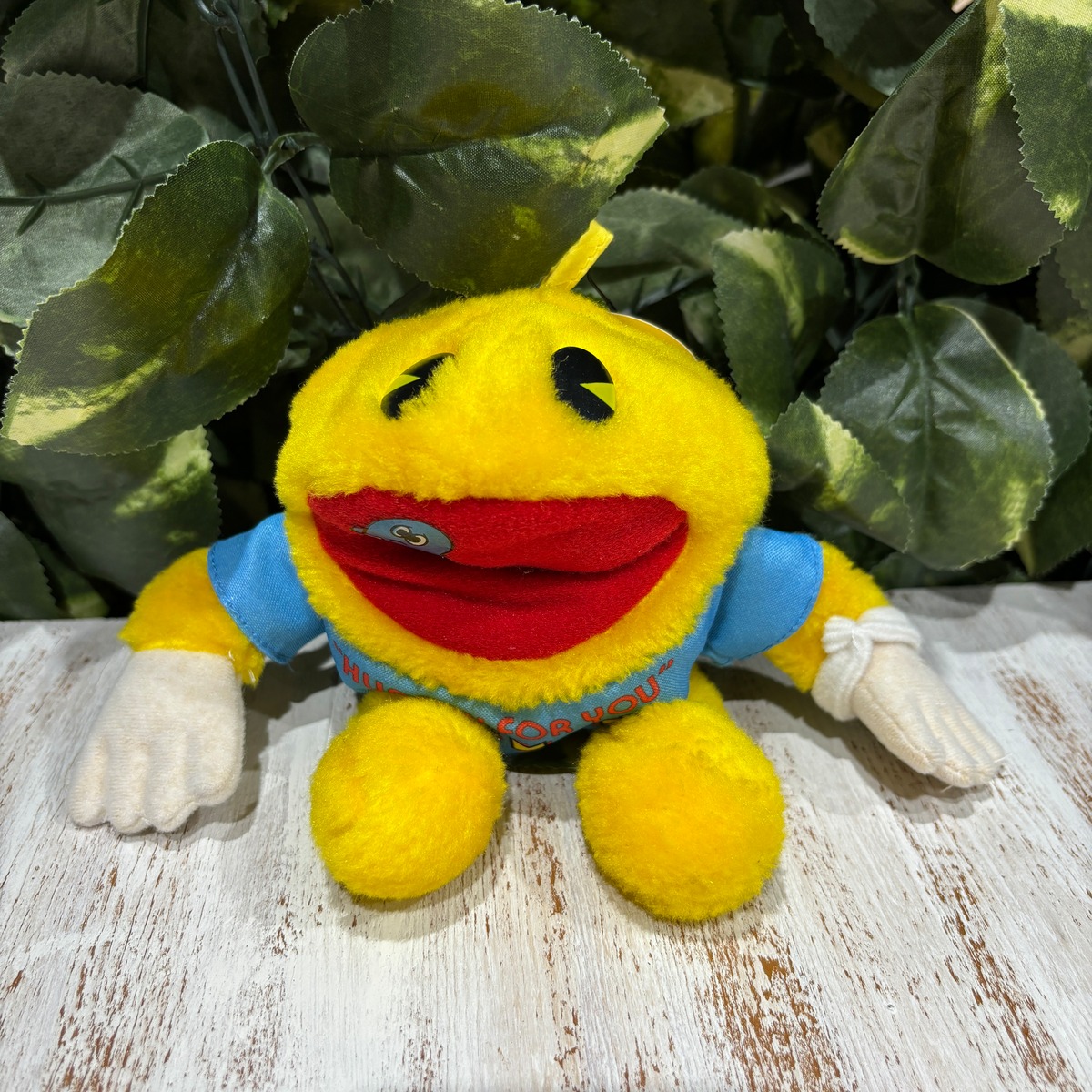 ☆パックマン☆PACMAN☆HUNGRY FOR YOU☆80s☆ニッカーボッカー社☆ぬいぐるみ☆ | puposaka