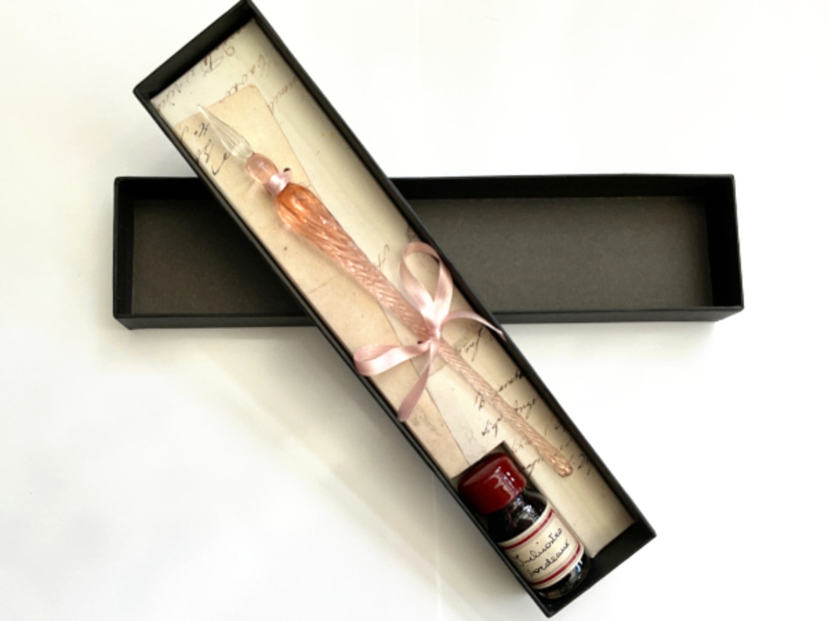 ガラスペン・インクセット ーピンクー | Sigum Japan Online