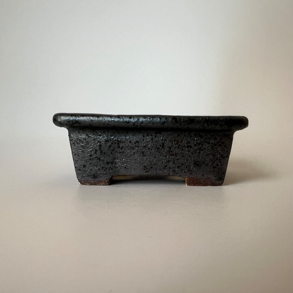 【盆栽鉢 / BONSAI POT】引き出し黒 長方型（RECTANGLE) - Handmade - 作家/Artist：Tatsuya ...