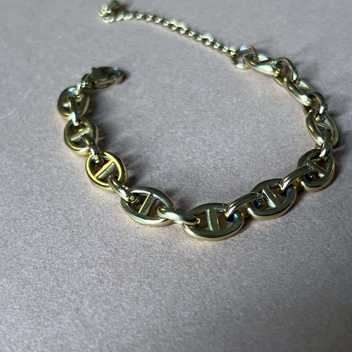 メタル アンカーチェーン ブレスレット 《B-0004》 | ModernLoop ユーズドアクセサリー専門店