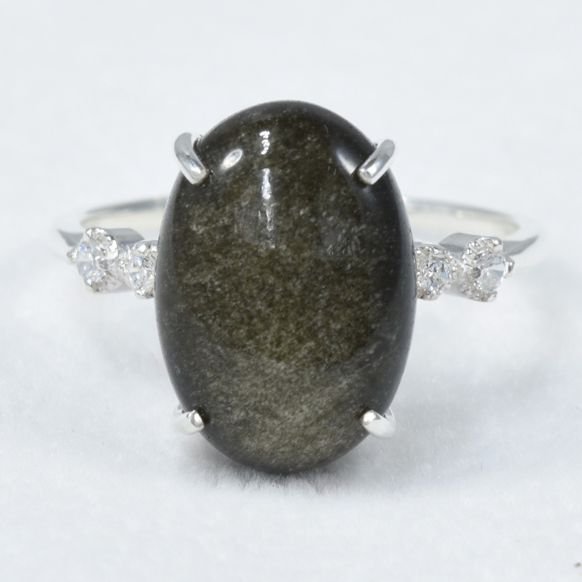 ゴールデンオブシディアン リング SV925 CJ097CIBSN | kyfactory