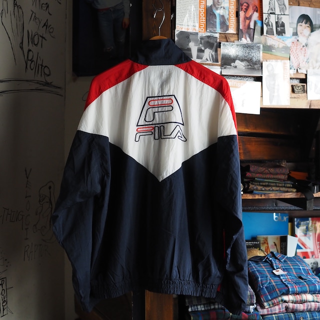 Blur! -1990’s FILA Nylon Sports Jacket フィラ ナイロン トラックジャケット ビンテージ ...