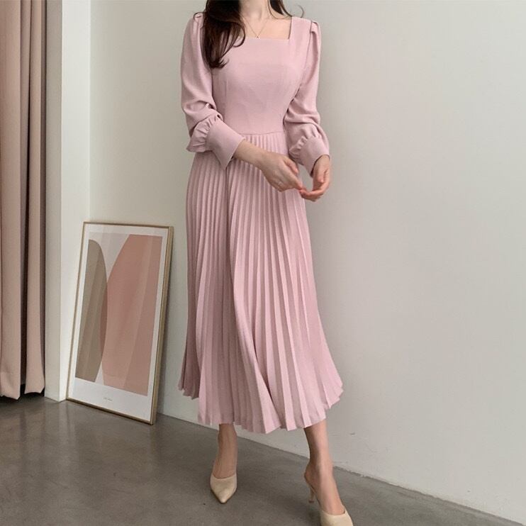 ロングワンピース ワンピース ロング丈 袖なし ノースリーブ ラウンド