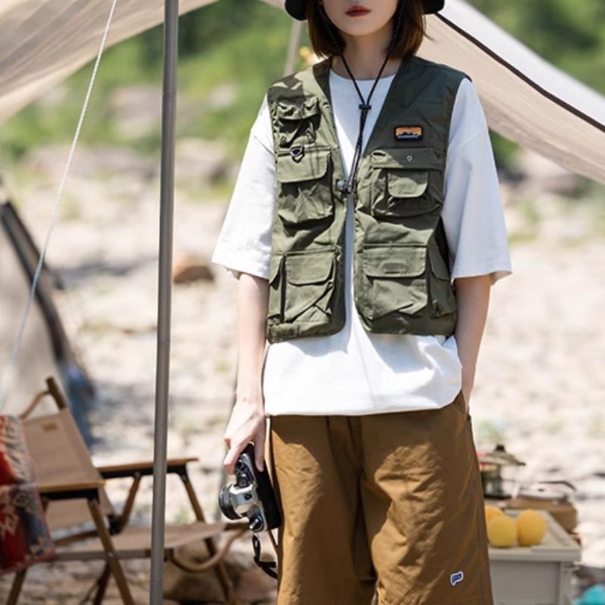 Multi pocket vest M12215 | Monoqlo+