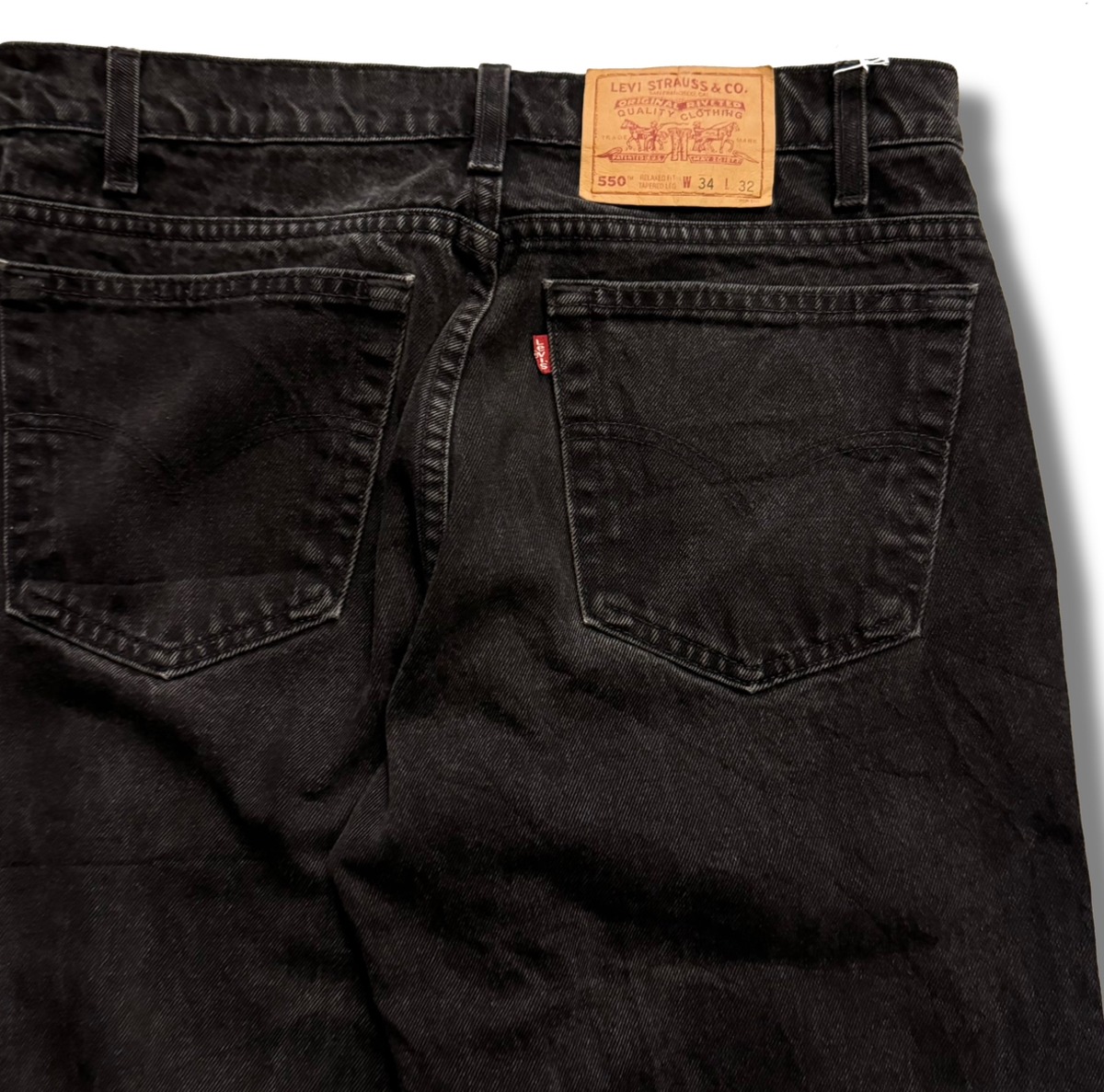 90s Levi's 550 後染めブラック | RIDDLE clothing