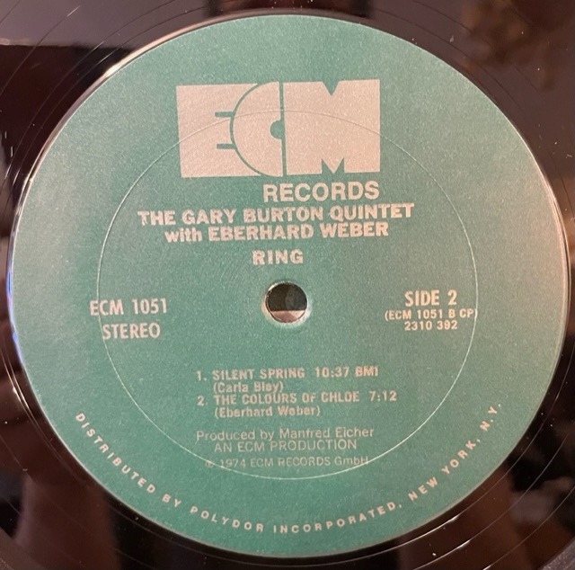 THE GARY BURTON QUINTET "RING" LP | EAD RECORD