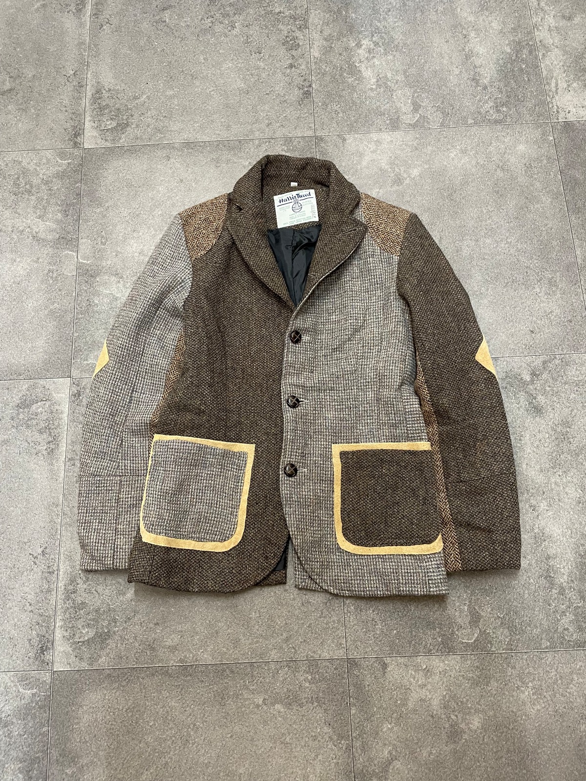 Harris Tweed remake Tailored jacket / ハリスツイード リメイク テーラードジャケット 一点物 ...