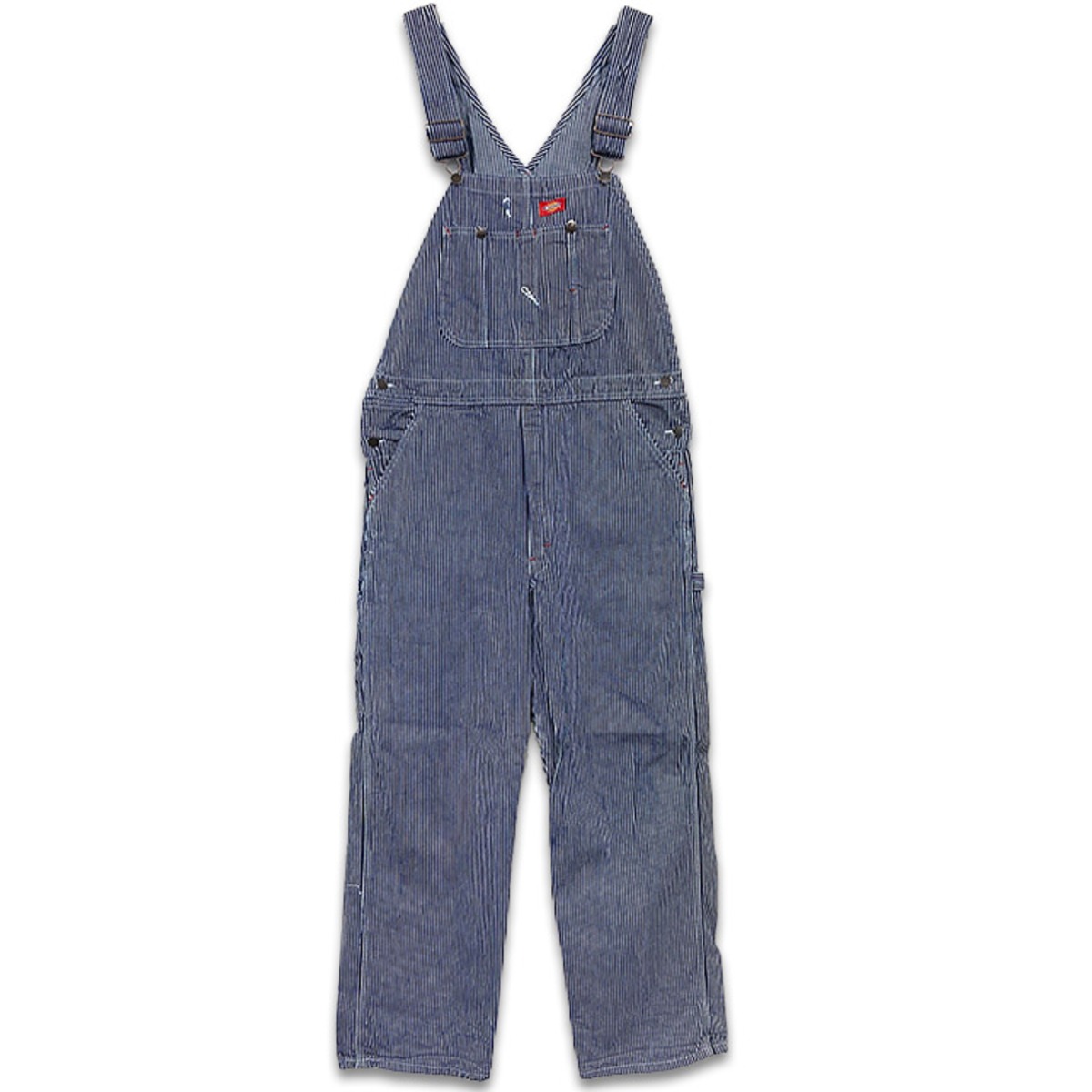 古着 ディッキーズ Dickies ヒッコリーストライプ オーバーオール 表記：W34L30 gd401537n w40126 | 古着屋 ...