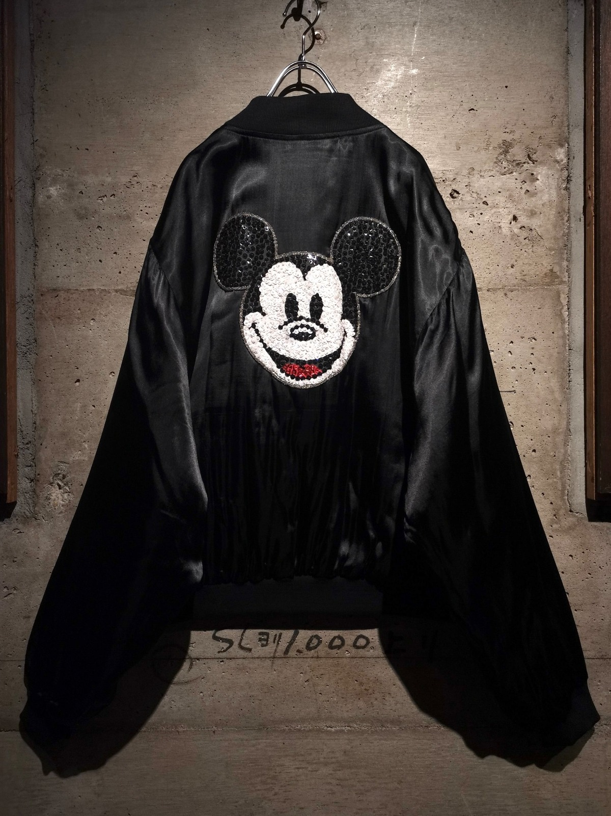 【Caka】"Disney" "Mickey" Spangle Design Vintage Loose Bomber Jacket ...