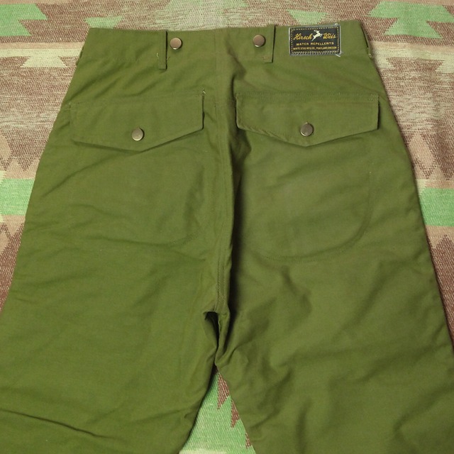 40s～ Hirsch Weis Olive Tin-Cloth Logger Work Pants （W31） | Wonder Wear ...