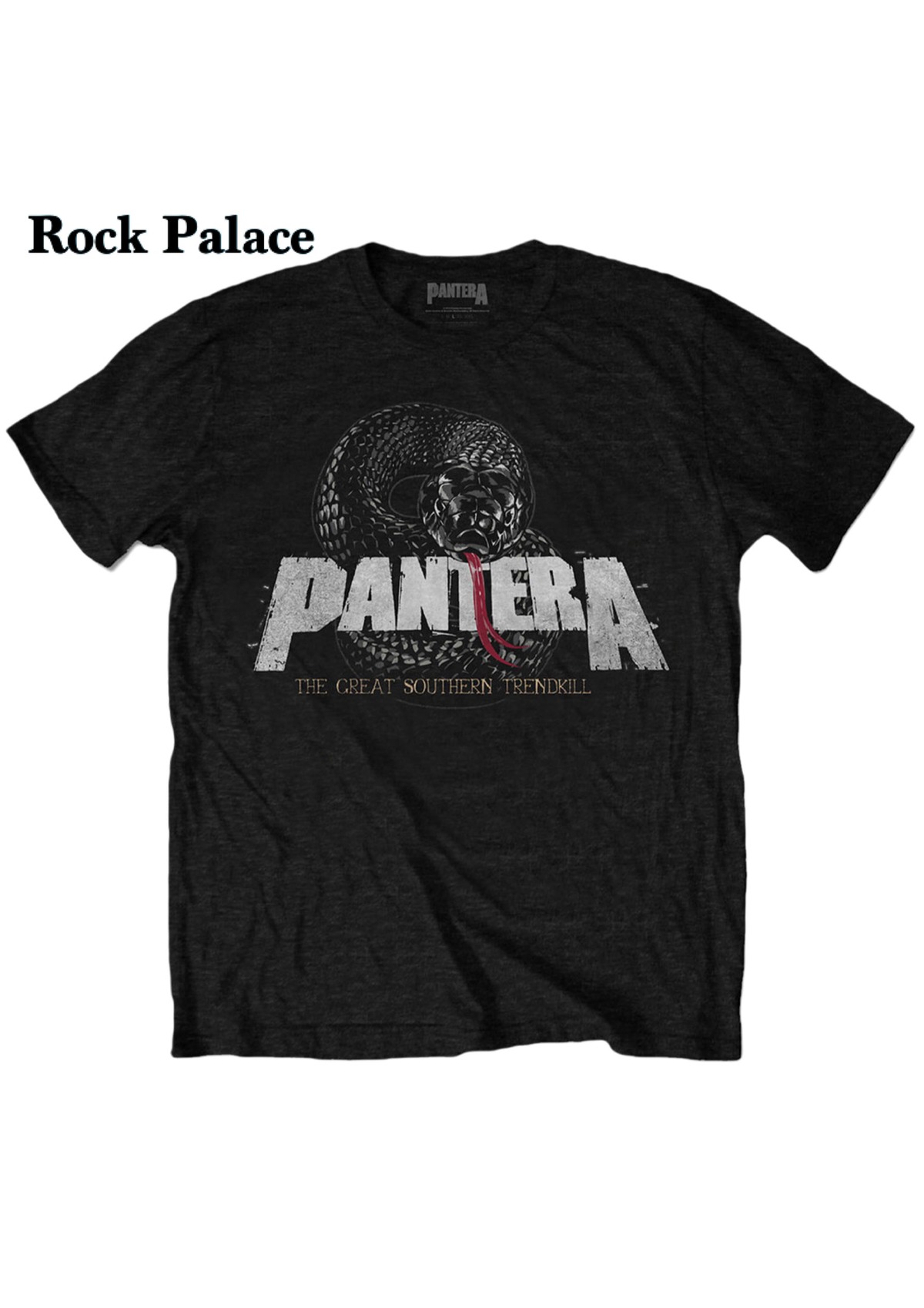 Pantera：Snake Logo Tシャツ | ロックTシャツ バンドTシャツ専門店 rockpalace -ロックパレス-