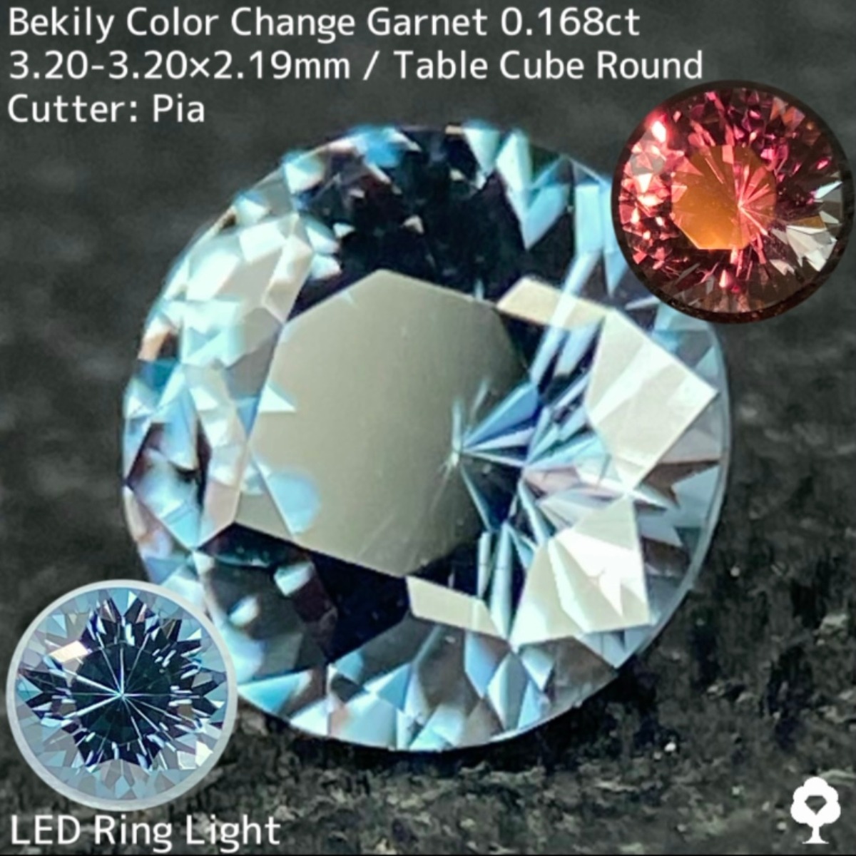 Color change Garnet 0.168ct / Bekily | New GemTreeJapan BASE Shop