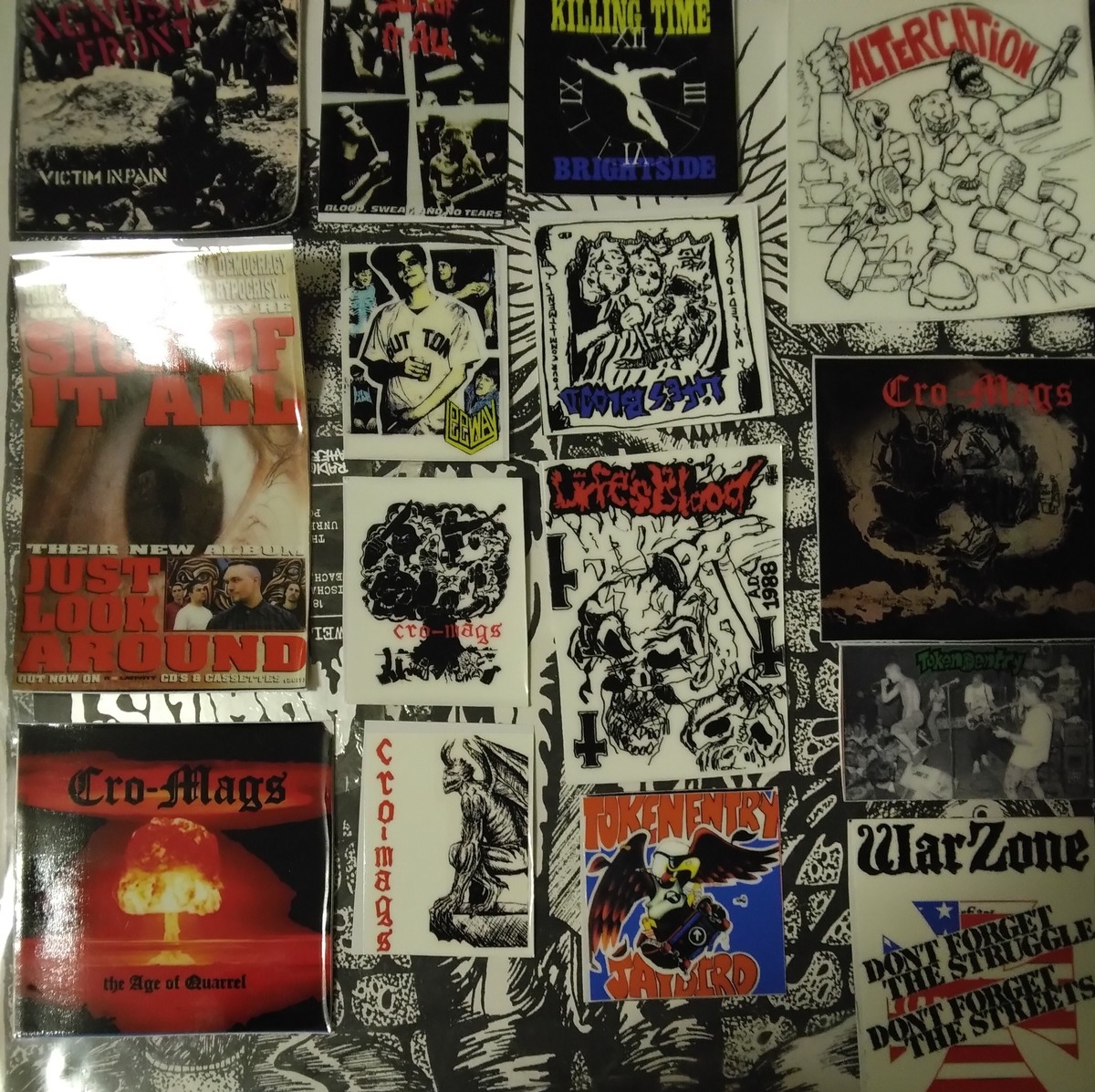 AGNOSTIC FRONT sick of it all WARZONE cro-mags token entry altercation ...