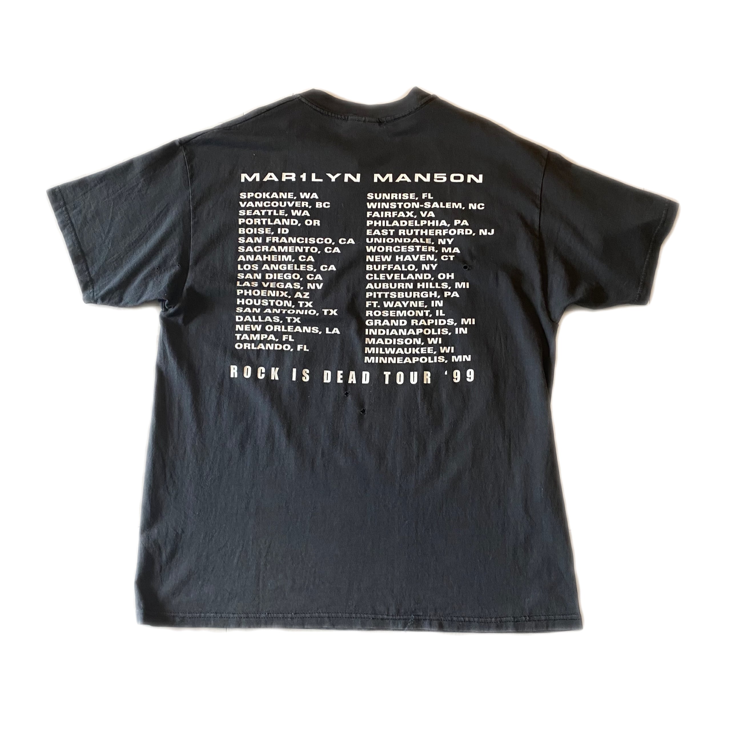 1999 MARILYN MANSON "ROCK IS DEAD" XL | clique