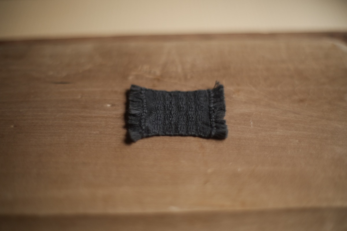 what is there / mosaic cloth piece ( ログウッド染め 濃色 / size : mini )・寺田靖子 ...