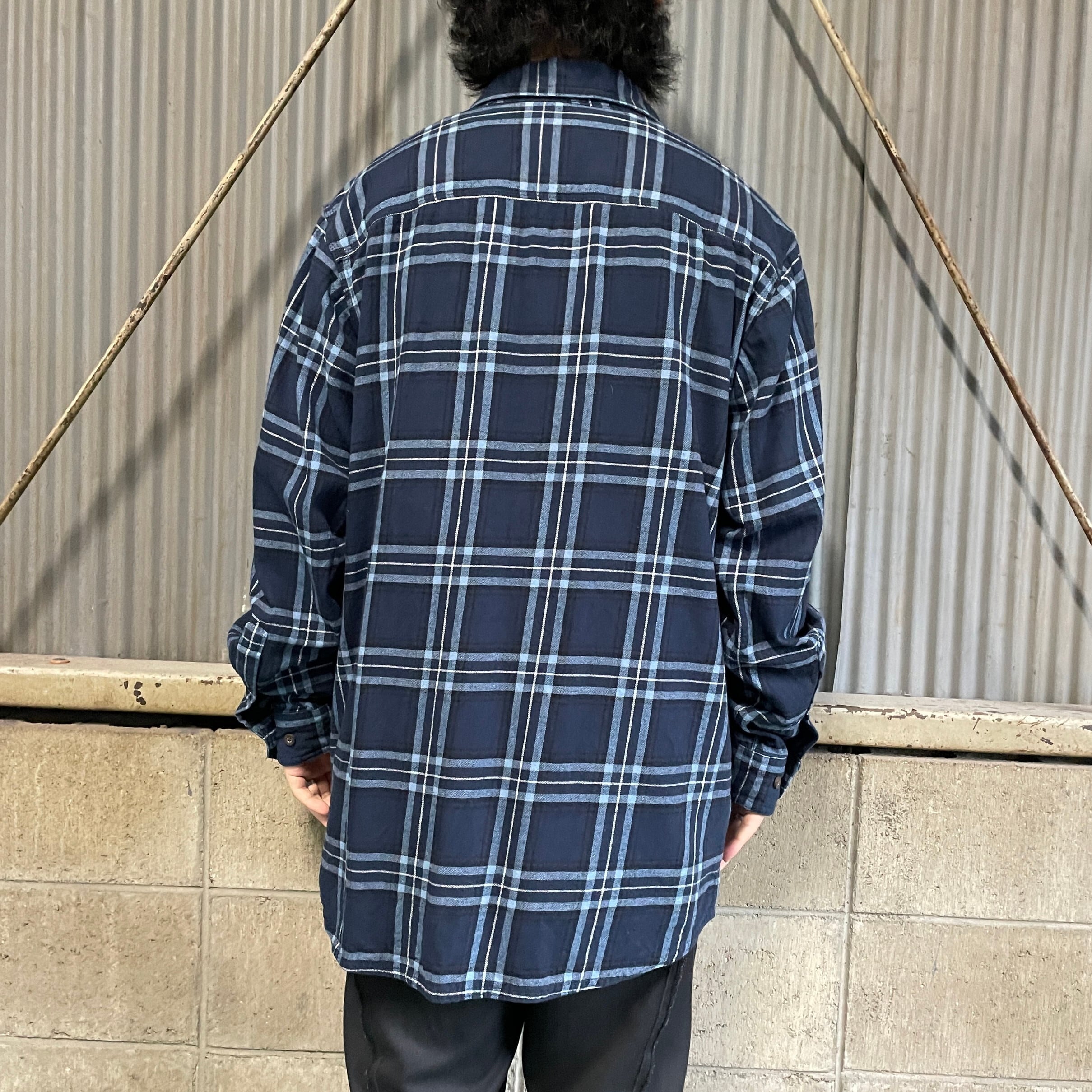 RED HEAD レッドヘッド チェック柄 フランネルシャツ 長袖シャツ