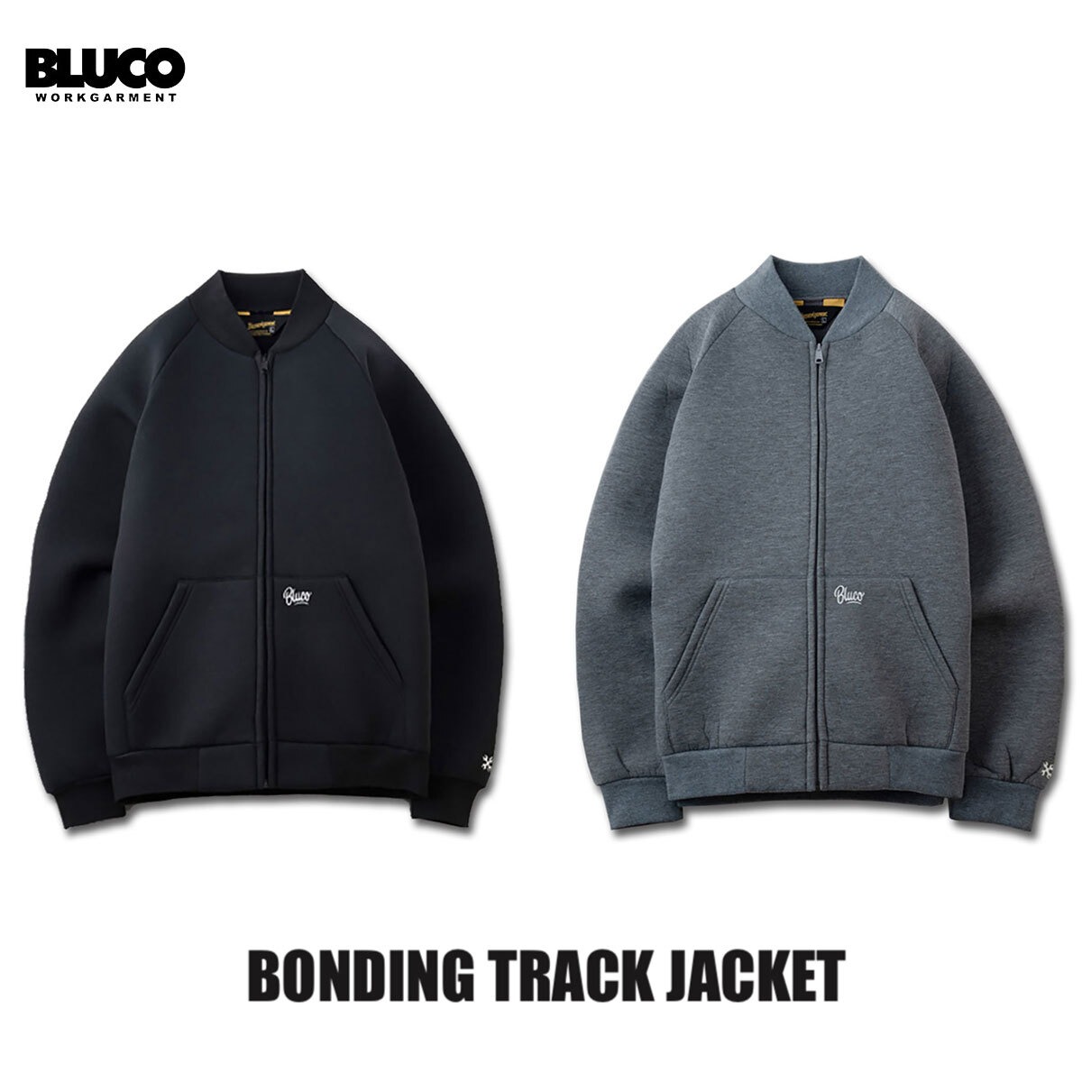 BLUCO(ブルコ) OL-1221 BONDING TRACK JACKET 2色(GRY/BLK) | Pin's store