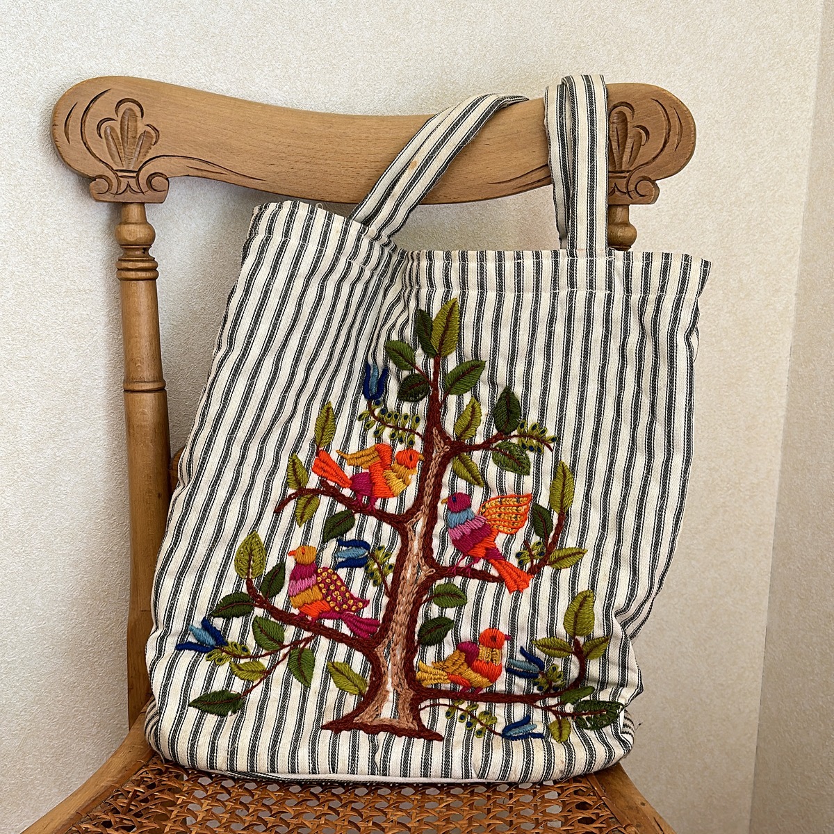 バッグ tote bag birds in a tree | peartreemarket