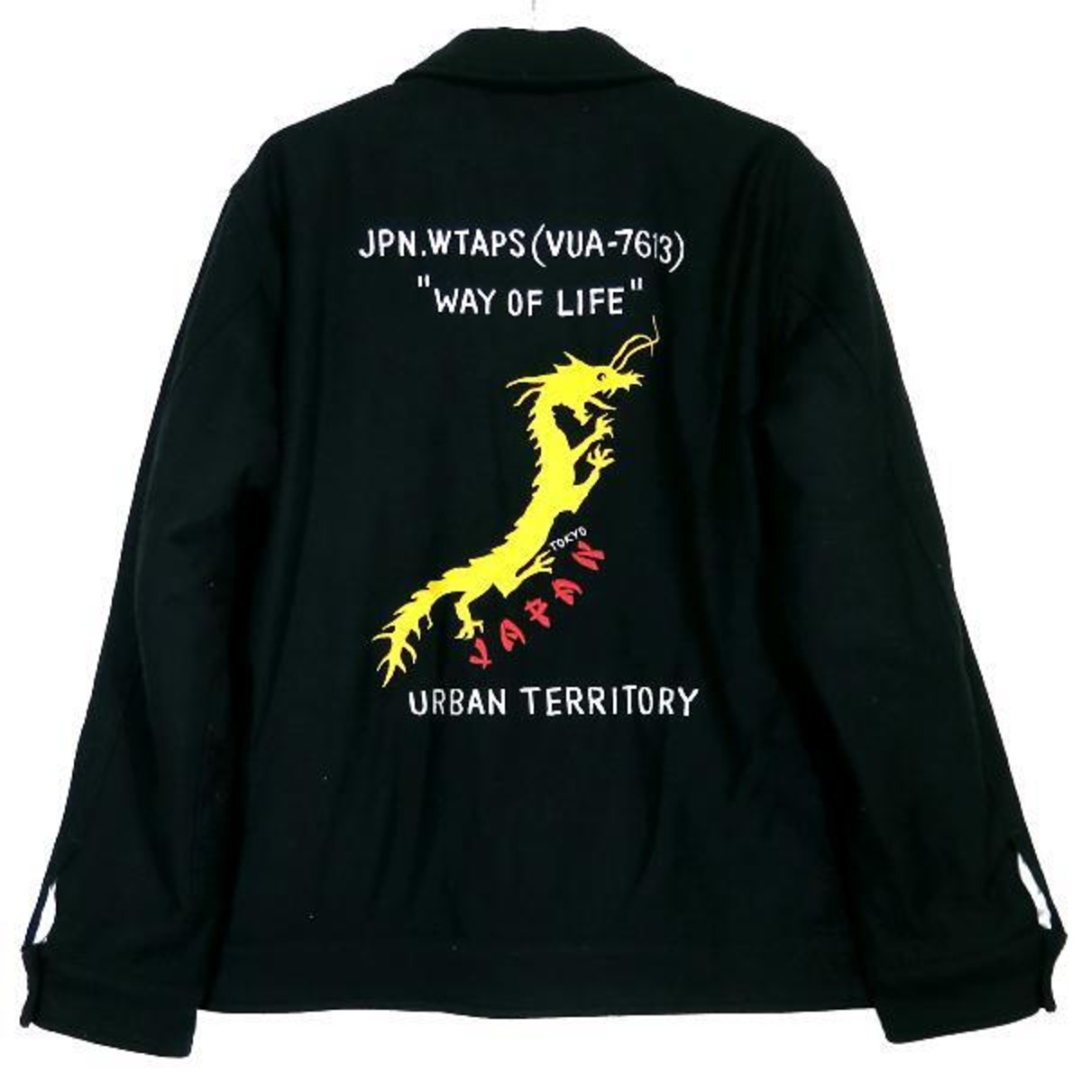 WTAPS 16AW TOUR JK/JACKET.NYWO.SATIN 162LTDT-JKM02 サイズL ダブルタップス ツアー ジャケット ブラック ブルゾン 黒 アウター【中古 ...