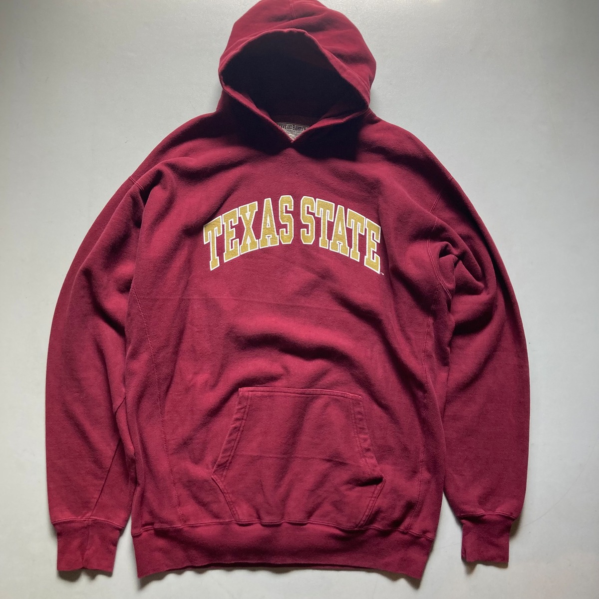 90s〜 Steve and Barry’s sweat hoodie 90年代 2000年代 赤フーディー パーカー コットンポリ ビッグ ...