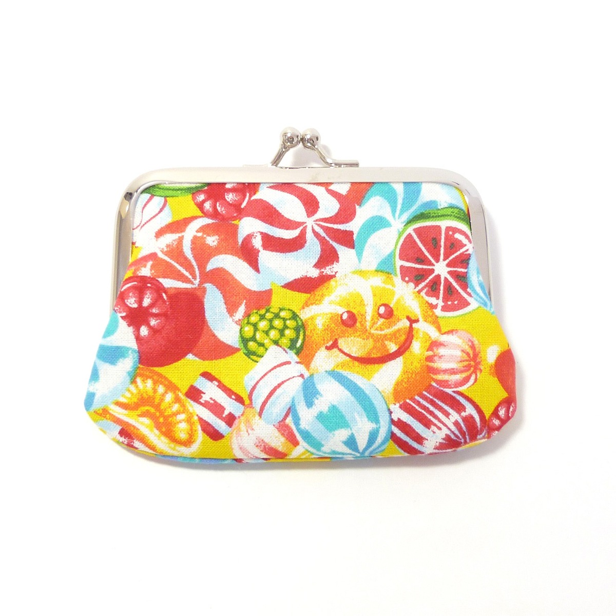 がま口 カードケース キャンディー＆スマイル 小銭入れ G372 | 手づくりのがま口のお店 | がま口屋さんchocho