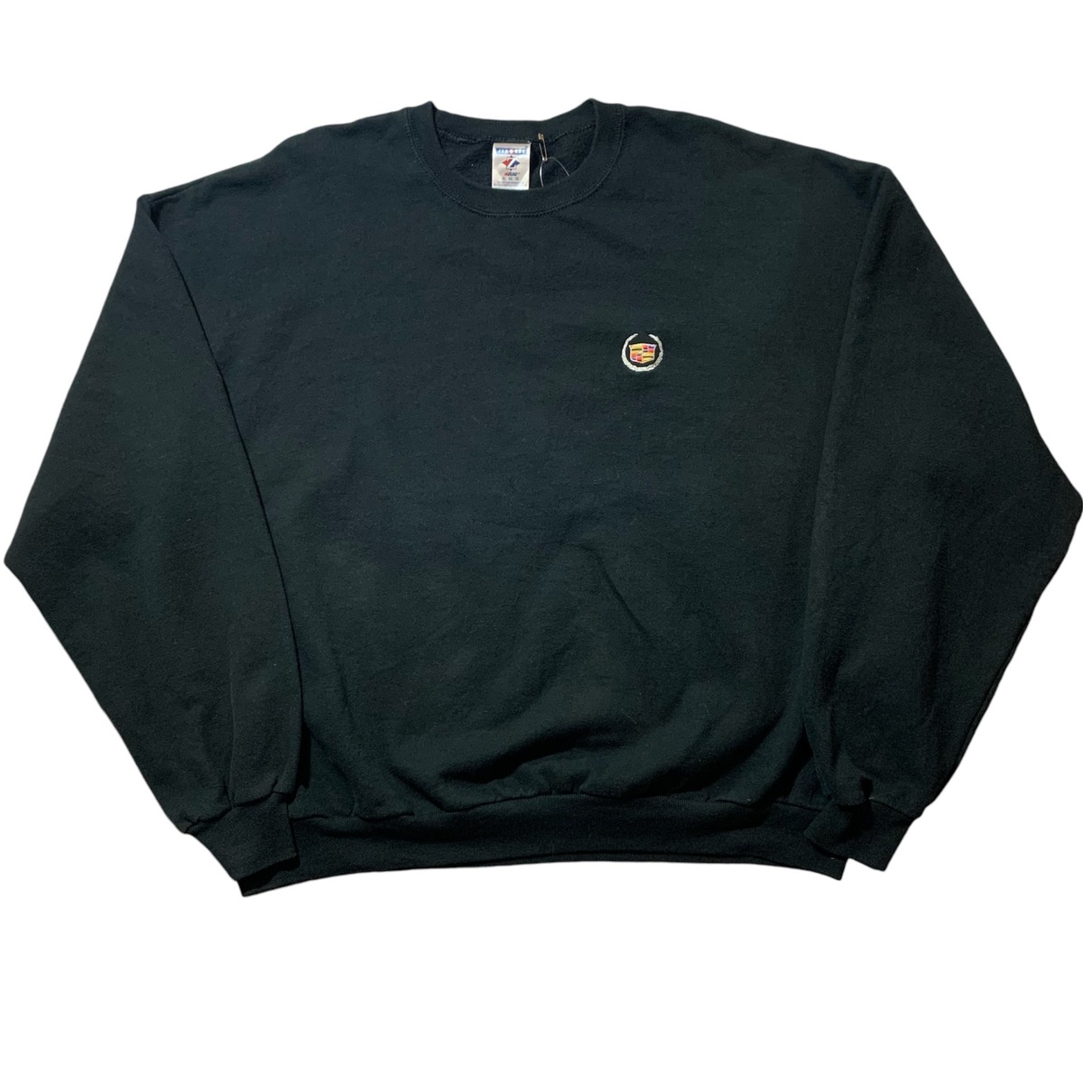 【B68】JARZEES one point logo black sweat shirt/ジャージーズ ワンポイントロゴ 黒 スウェット ...