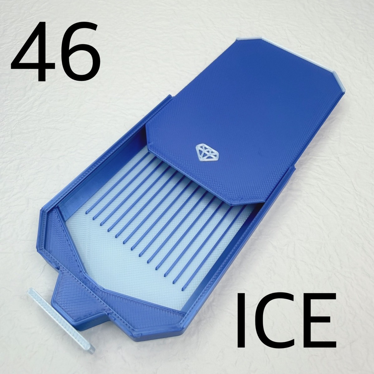 【受注】46-Ice-本体：青+底：水のツートン | よもぎのおだんごっ！