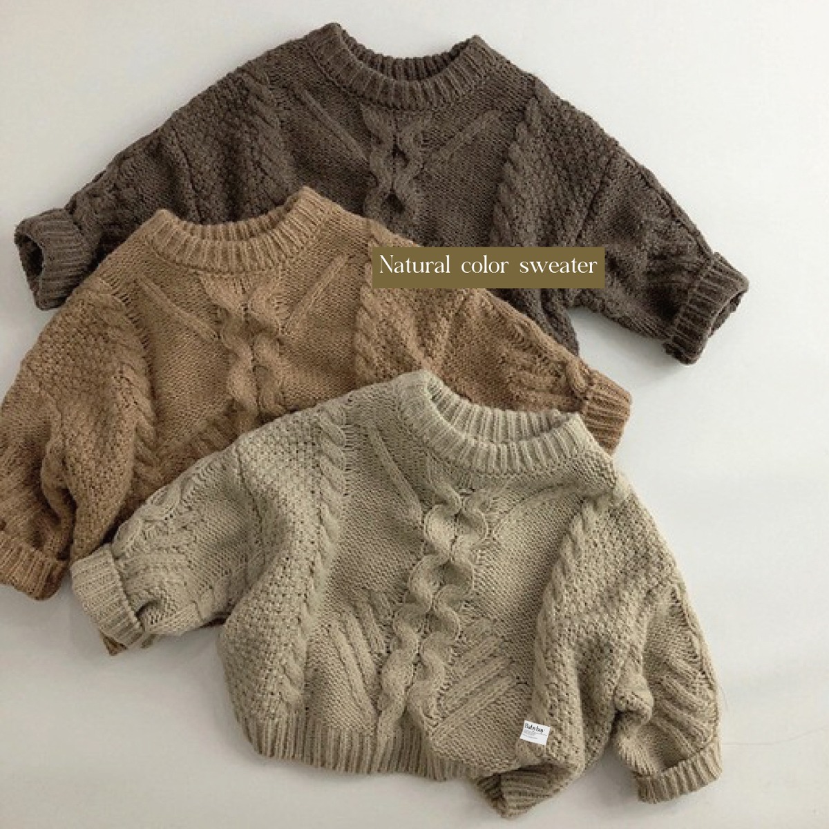 Natural color sweater / ナチュラルカラーセーター | Babybay