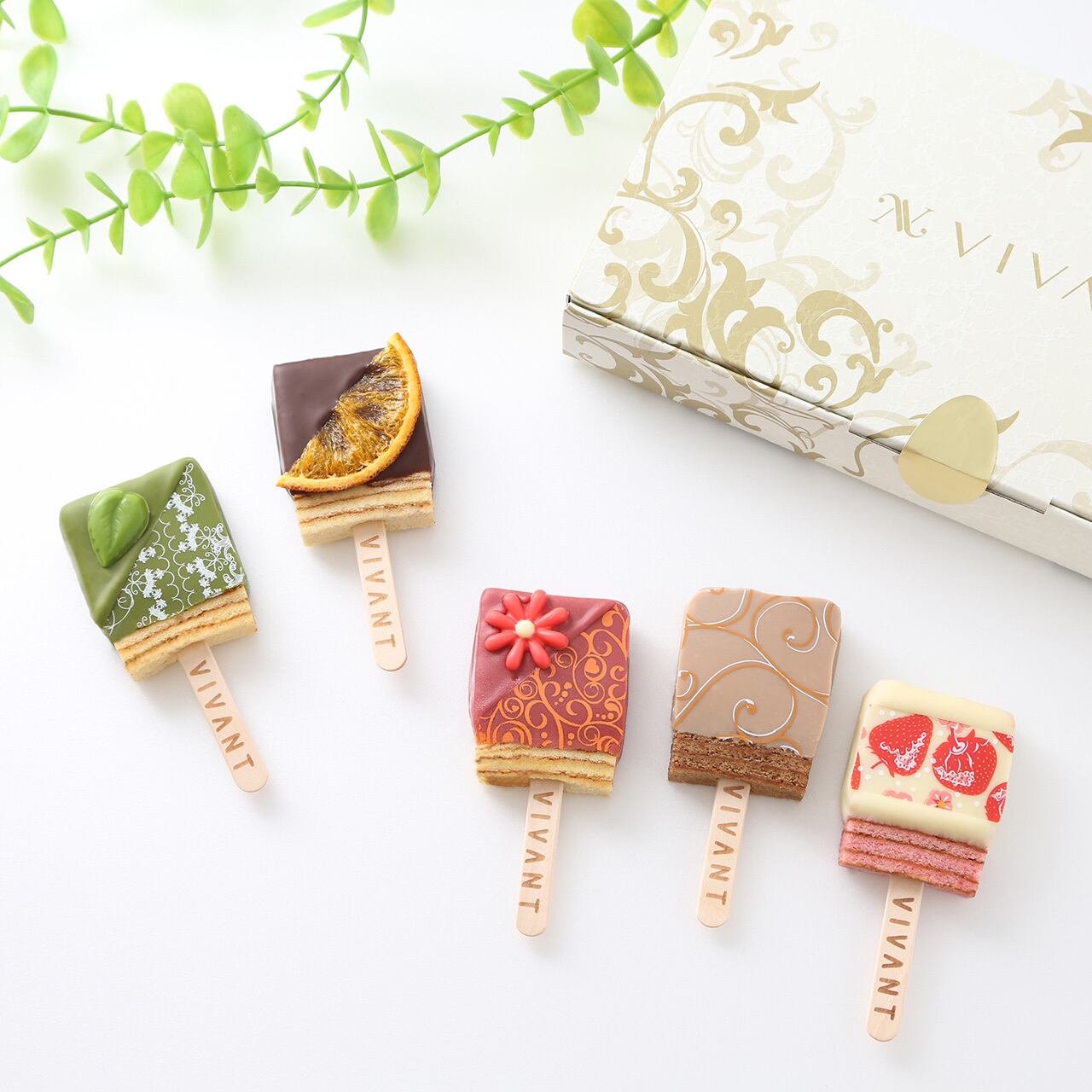 【5本セット】VIVANT BAR ギフトセット バウムクーヘン 贈り物 プレゼント | VIVANT ～バウムクーヘン・焼菓子専門店～