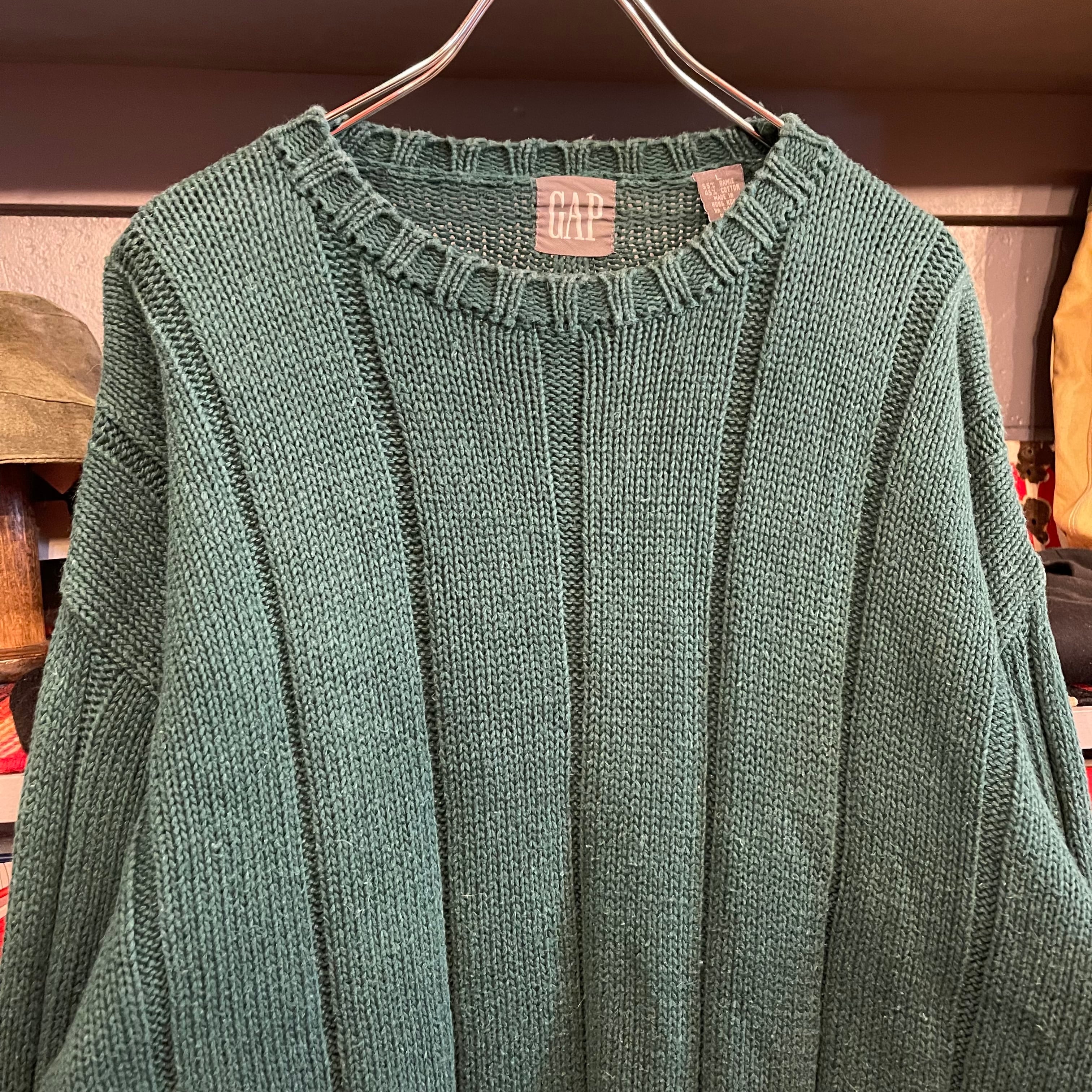 90s GAP Ramie×Cotton Knit Sweater | VOSTOK