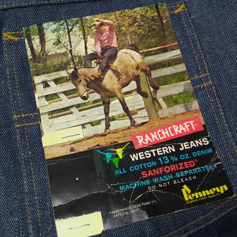 Dead-Stock 70s JC Penney RANCHCRAFT Denim Jeans | Wonder Dead-Stock 70s JC Penney RANCHCRAFT Denim Jeans | Wonder