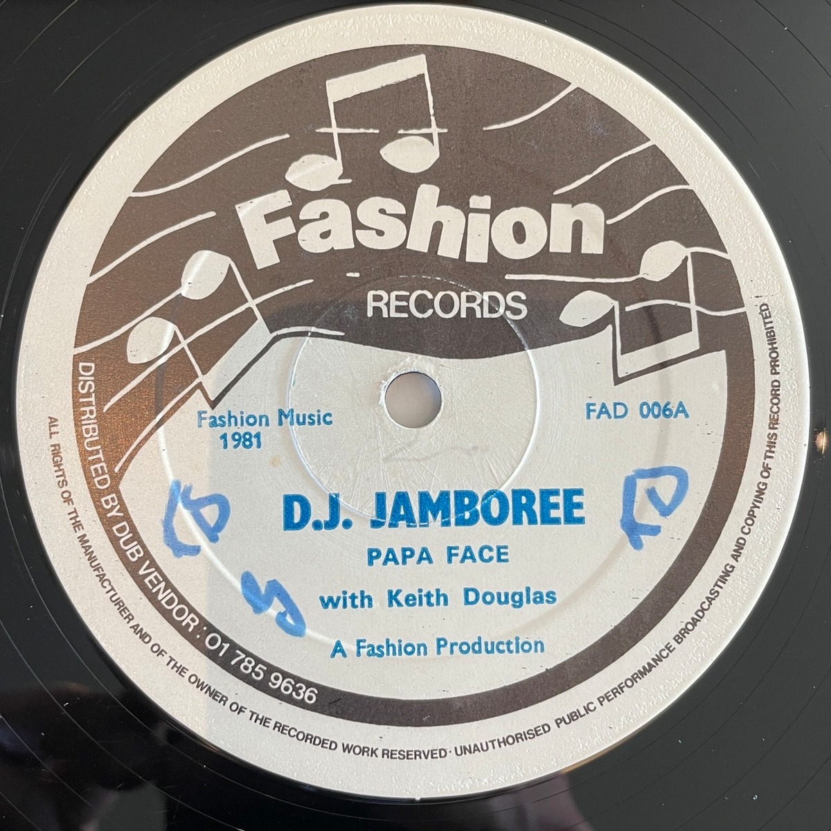 Papa Face With Keith Douglas - Dj Jamboree 【12-50039】 | Jamaican Soul