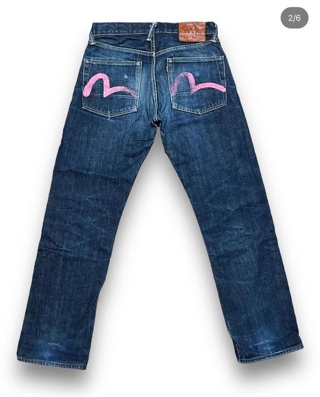 "Evisu"Pink denim | W/Z