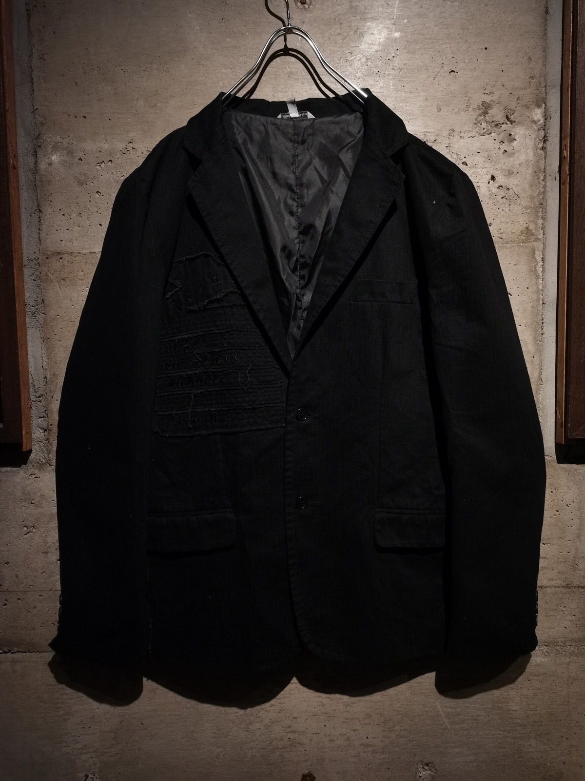 【Caka】Patch Work Embroidery Design Vintage Loose Tailored Jacket | Caka ...